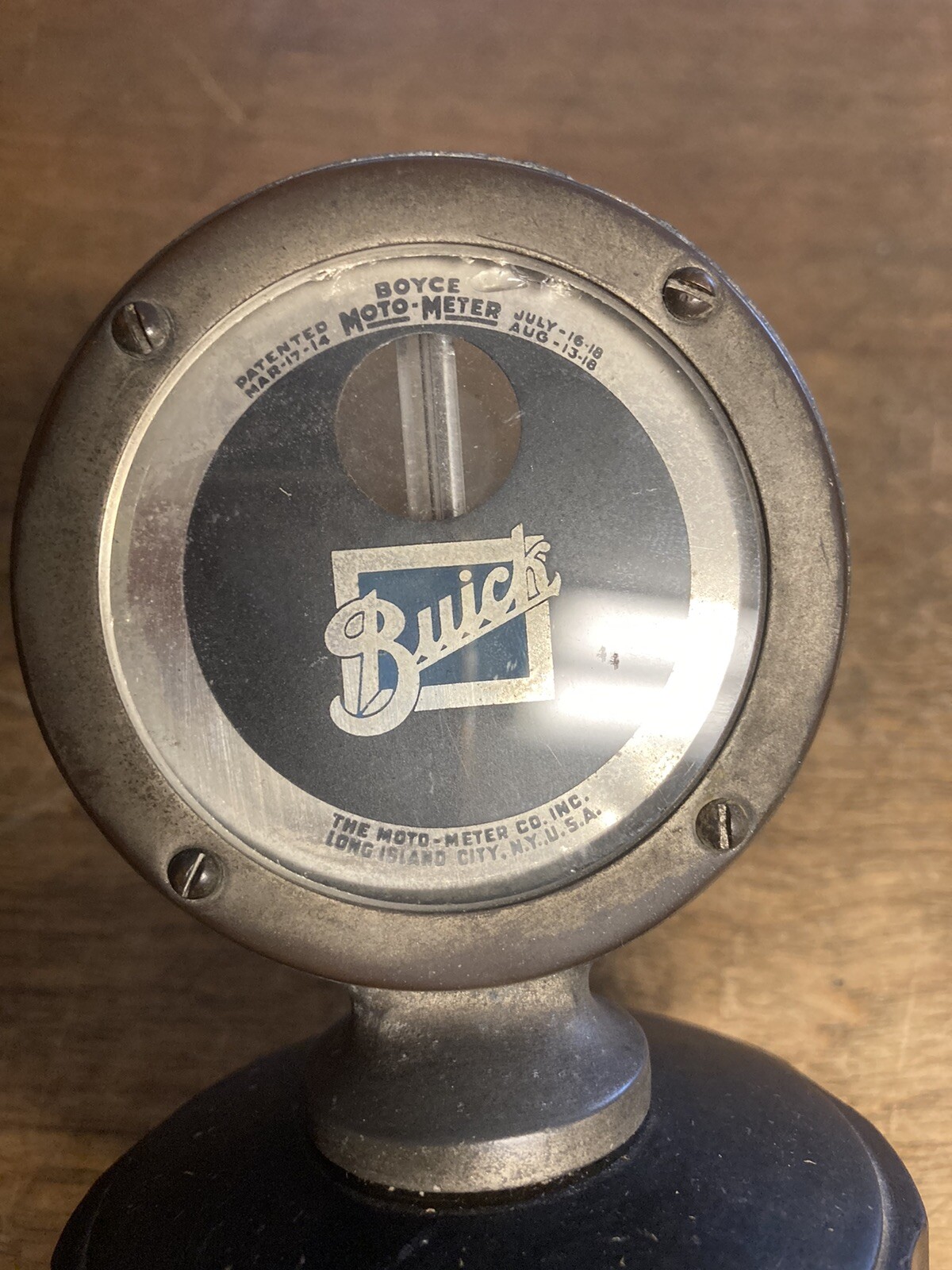 1918 Boyce Motometer Buick Emblem Logo Gas & Oil Vintage Automobile ...