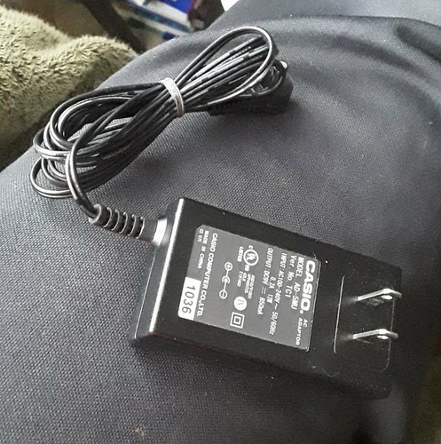 Casio AC Adaptor DC Power Supply Cord 9v Portable Charger Multipurpose ...