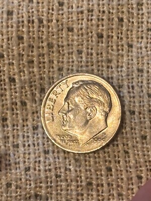 Broadstruck Dime ERROR 1999 Roosevelt 10c Off-Center Broad Strike ...
