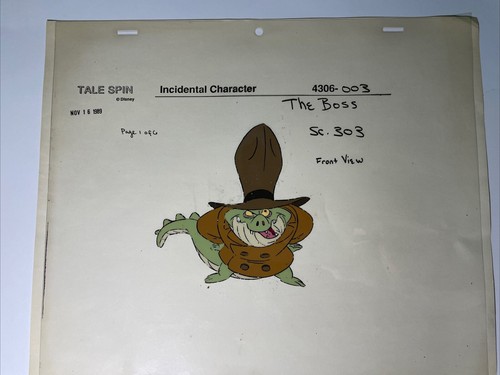 TALE SPIN animation Cels model Cel WALT DISNEY production Art Vtg ...