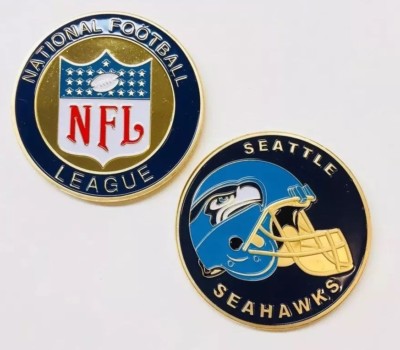 NFL Seattle Seahawks Commemorative Collectible Challenge Coin Poker ...