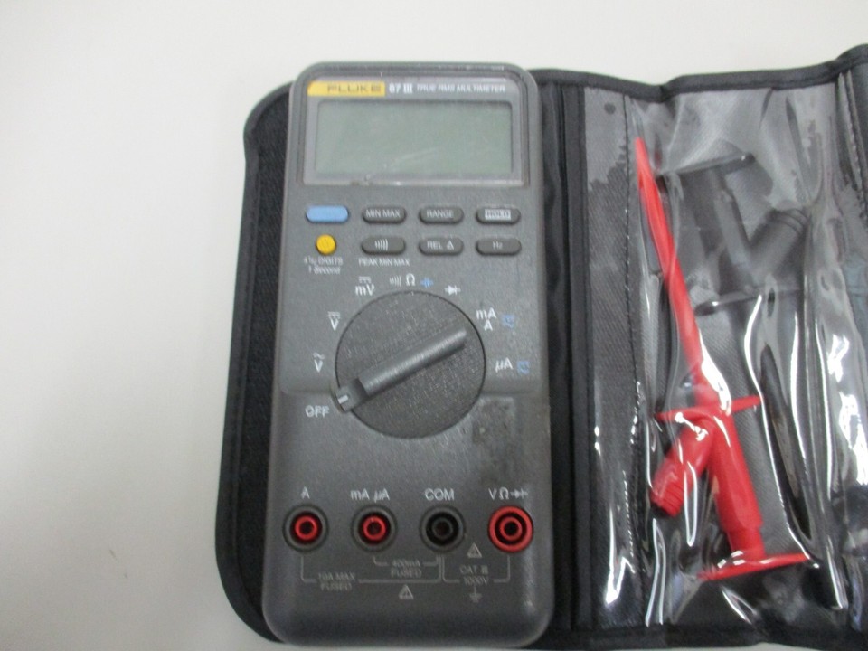 Fluke 87 III True RMS Multimeter w/ Test Lead Set | eBay