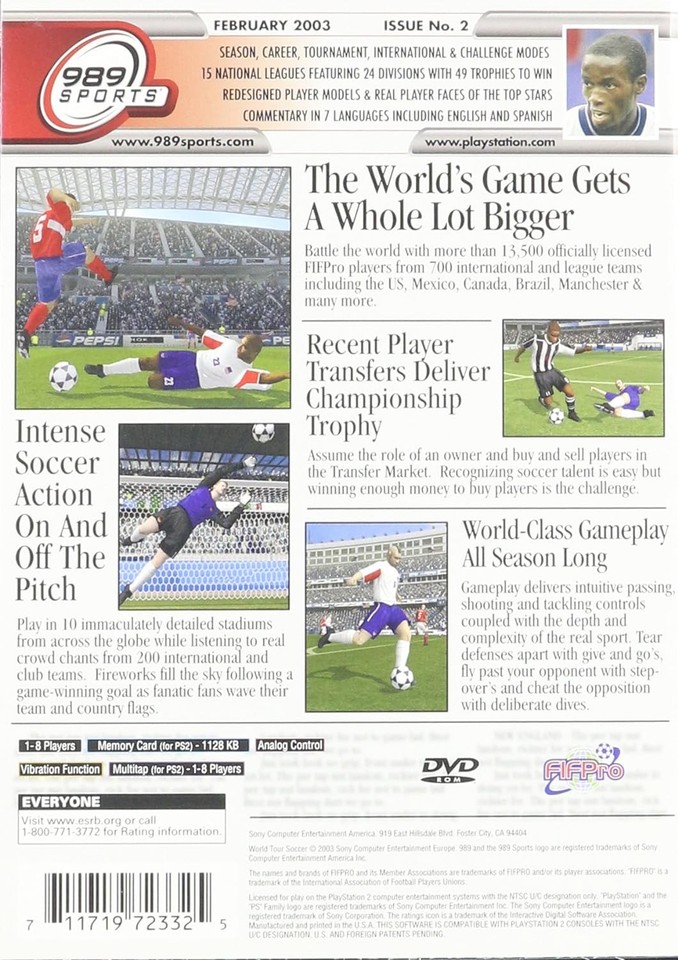 World Tour Soccer 2003 - PlayStation 2 (Sony Playstation 2 ...