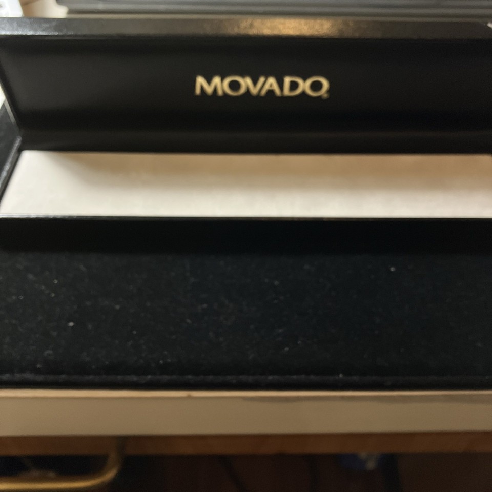 Movado wristwatch watch case and box only | eBay