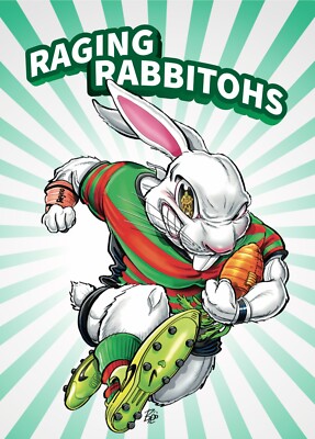 SOUTH SYDNEY RABBITOHS NRL RUGBY TEAM PLAYER POSTER Poster,BIG 420mm ...