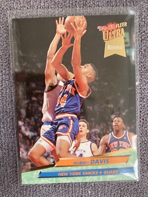 1992-93 Fleer Ultra - #321 Hubert Davis. Rookie Card. NY Knicks ...