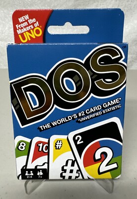 DOS CARD GAME Mattel From Makers Of UNO Complete U1 | eBay