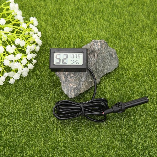 5# LCD Digital Thermometer Hygrometer Humidity Gauge for Fish Tank ...