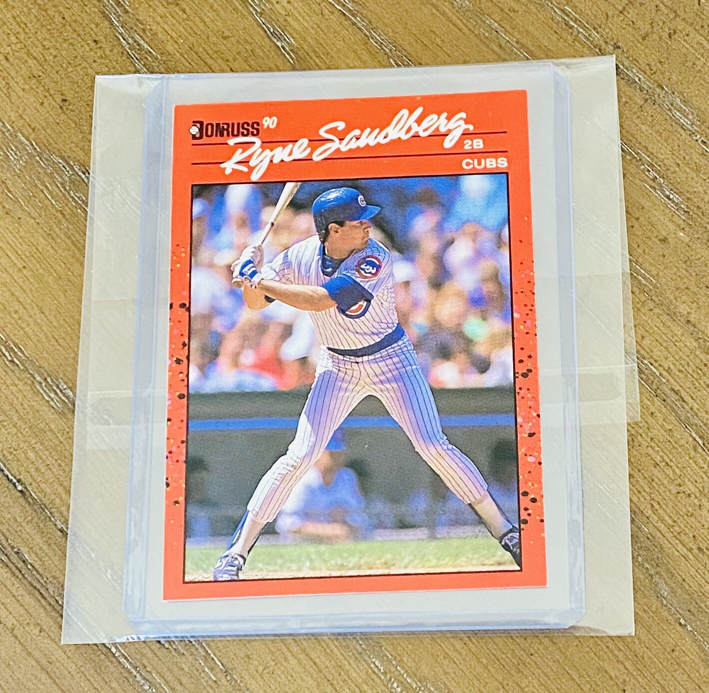 Ryne Sandberg 1990 Donruss Error card, No dot after Inc. card #105🌟Rare ...