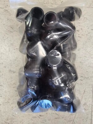 BLACK REPLACEMENT FOLDING CHAIR FEET - FOOT CAP CAPS - BULK QTY 50 PACK ...