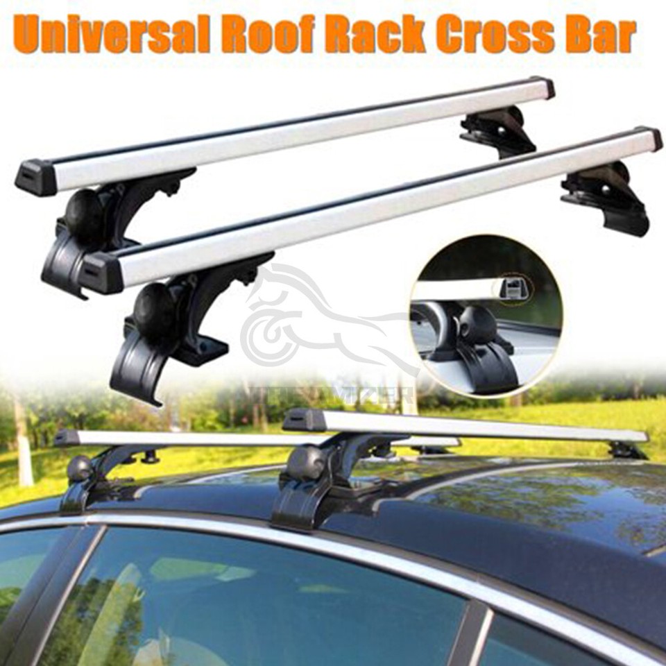 Universal 48" Car Top Roof Rack Cross Bar Luggage Carrier Rack Aluminum ...