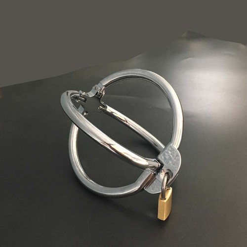 Stainless Steel Cross Handcuffs Lockdown Wrist Cuffs Shackle Binding ...