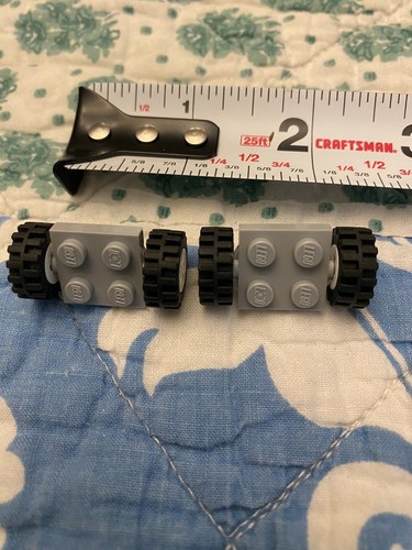 LEGO Small Tire & Wheels Axels Combos - Set of 2 - Excellent Condition ...