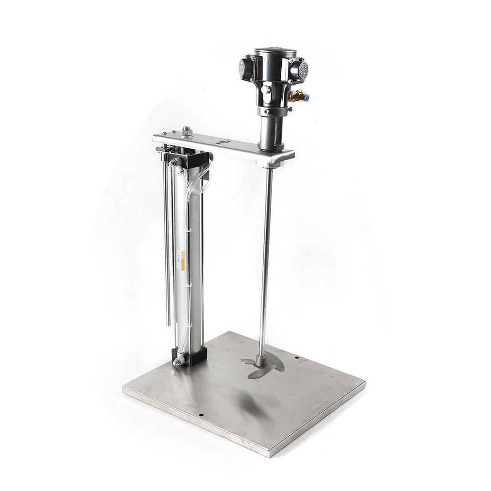 5 Gallon/20L Tank Pneumatic Tank Barrel Paint Mixer Stand Agitator ...