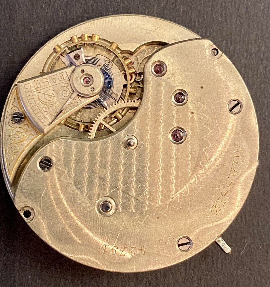 Agassiz Vintage Pocket Watch Movement 43mm | eBay