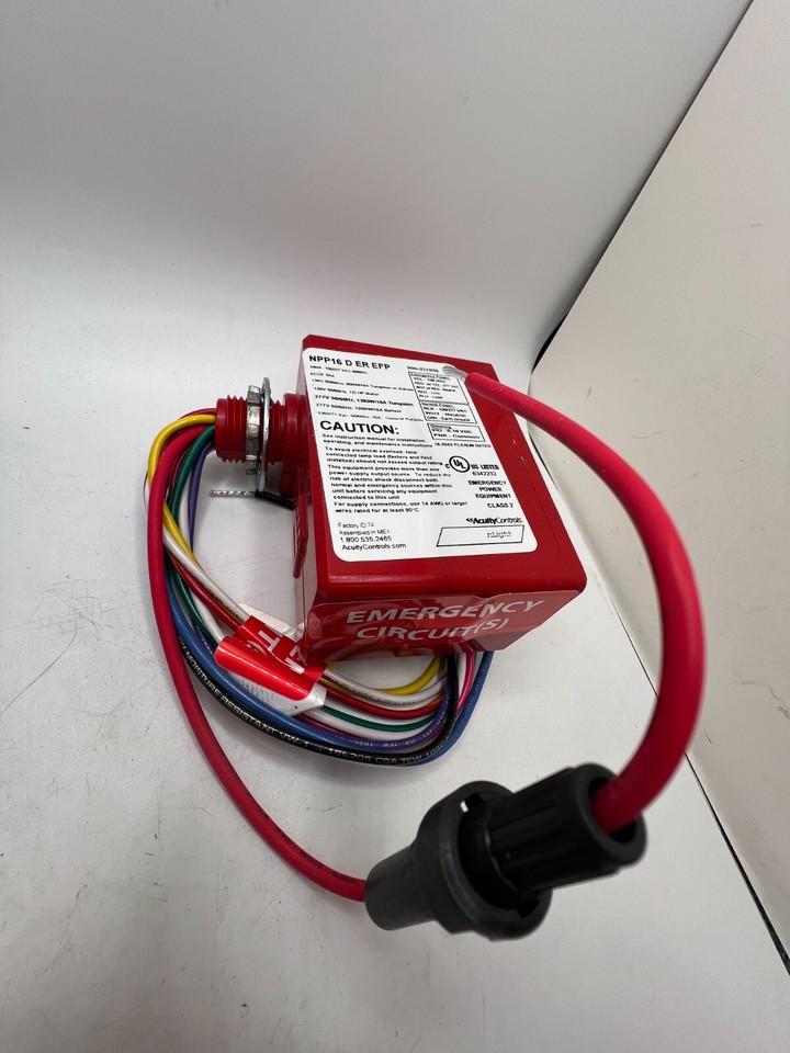Acuity Controls nLight Emergency Operation, Power/Relay Pack NPP16 D ER ...