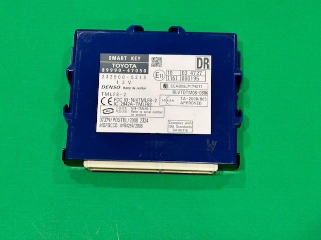 10-2015 TOYOTA PRIUS CONTROL MODULE UNIT SMART KEY GENUINE OEM PART ...