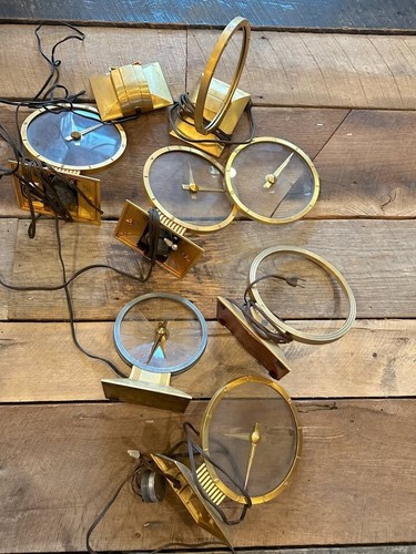 haddon golden vision clock antique art deco vintage brass Jefferson ...