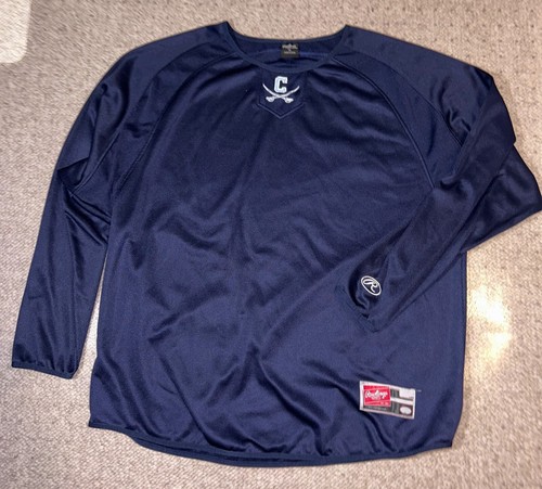 Rawlings Baseball Pullover Men's Embroidered C w/ Swords Logo Size XL ...