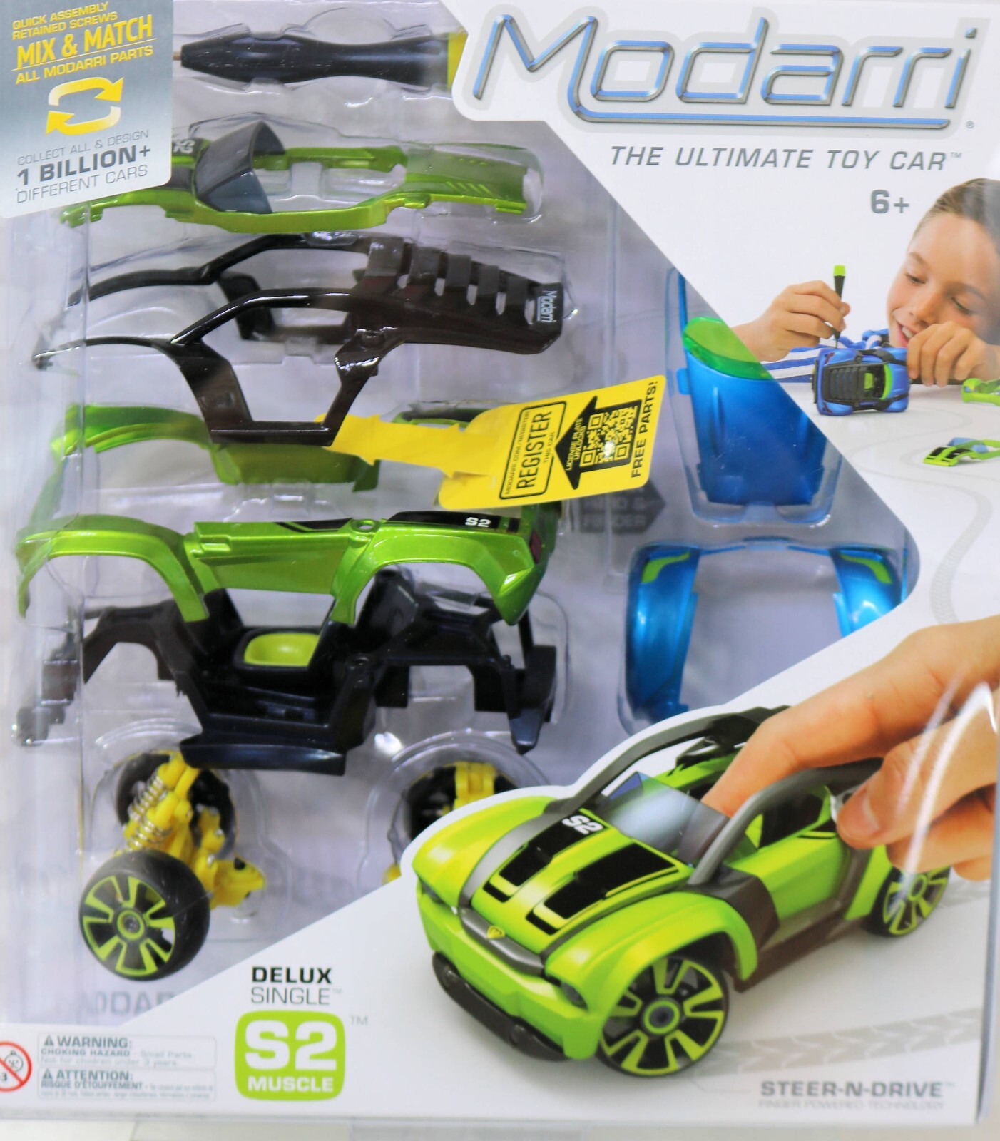 New Modarri 1122-01 S2 Muscle Car DeLux Single Mix & Match Tag Register ...