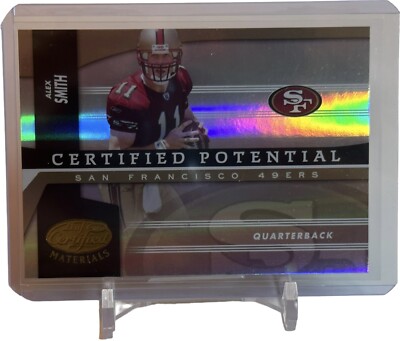 2006 Leaf Certified Materials Certified Potential Mirror Alex Smith ...