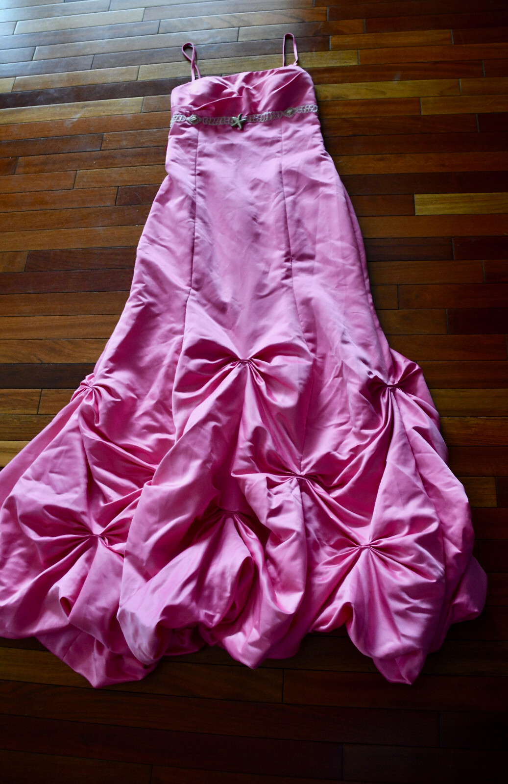 Vintage Masquerade Mermaid Pink Prom Dress Costume Sz… - Gem