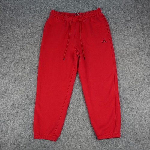 Jordan Pants Mens 2XL XXL Red Joggers Sweatpants Embroidered Jumpman ...