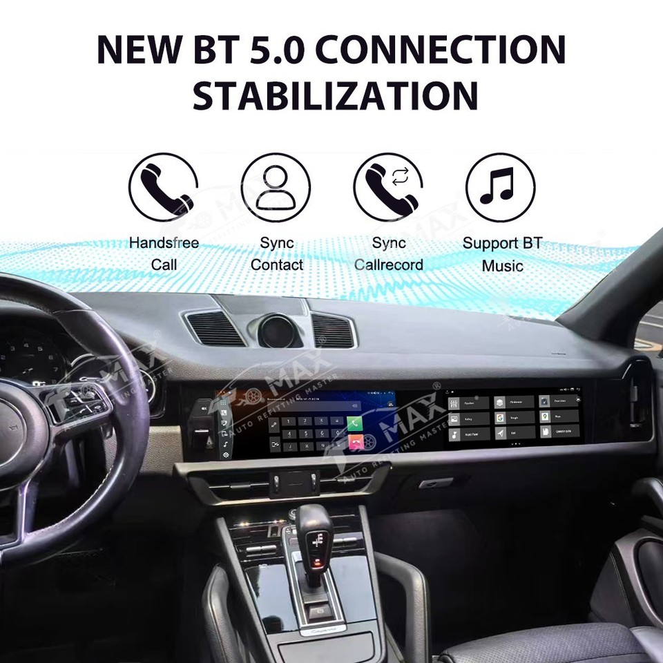 Dual Screen Car Radio For Porsche Cayenne 2011-2023 Digital Cluster ...