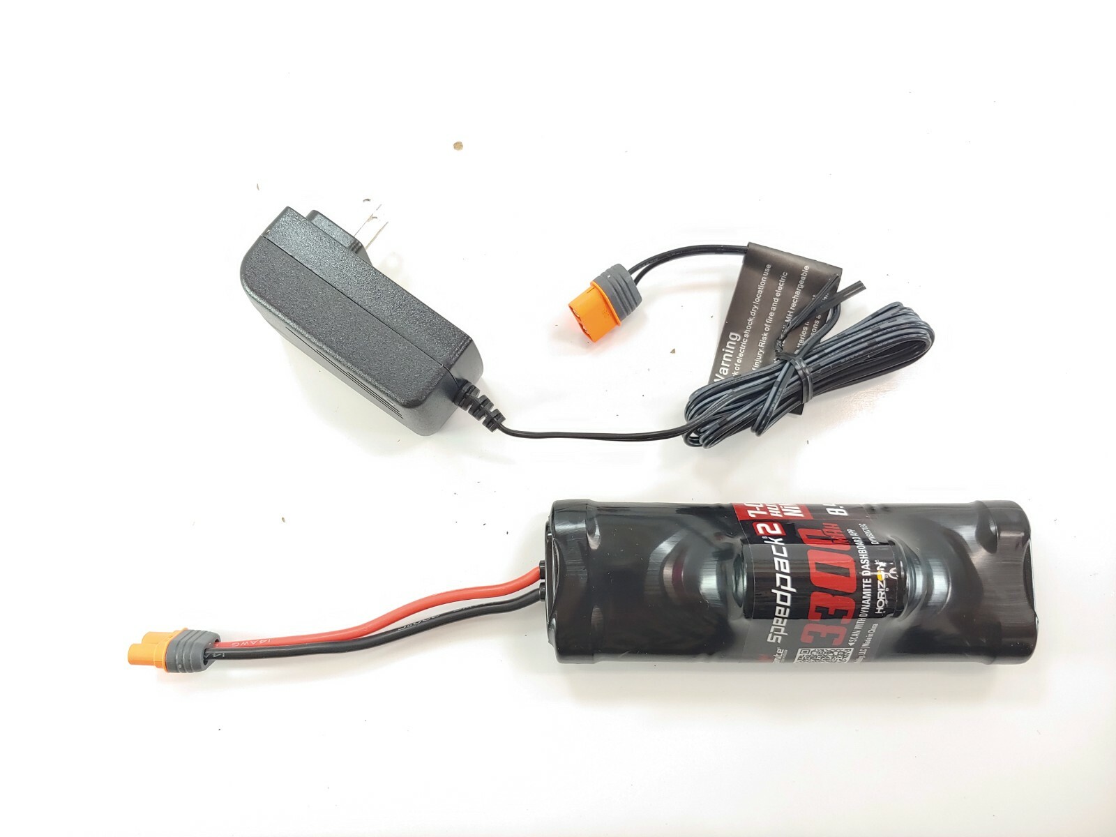 NEW Dynamite 8.4V 3300mAh 7-Cell Speedpack2 NiMH Battery IC3 w/ Charger ...