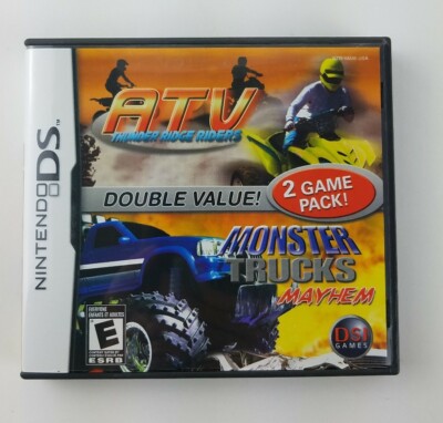 ATV Thunder Ridge Riders/Monster Trucks Mayhem Nintendo DS Complete ...
