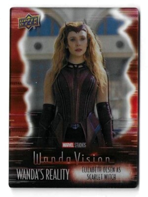 2022 UD WandaVision Wanda's Reality Plexi P-17 Elizabeth Olsen as ...