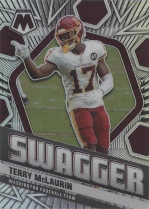 2021 Panini Mosaic - Swagger Mosaic Terry McLaurin #SWAG15 Silver Prizm ...