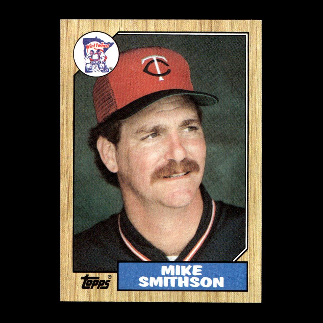 Mike Smithson 1987 Topps Minnesota Twins #225 Set Break R306 | eBay
