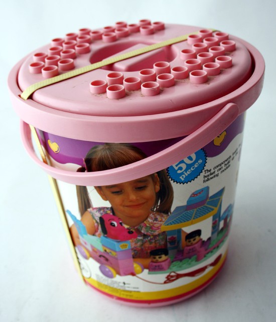 Very RARE Vintage 1988 Atco Pirate Ship 9501 Building Bricks 415 Pcs ...