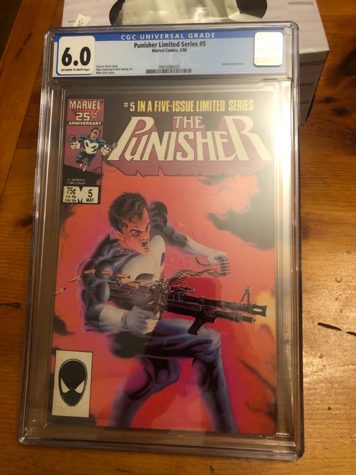 Marvel 25th anniversary Punisher mini series Limited Series #1-#5 ...
