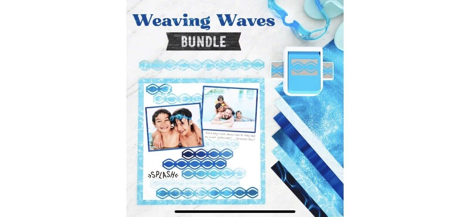 Limited Edition PROMO ITEM 2022 CREATIVE MEMORIES WEAVING WAVES Border Punch | eBay