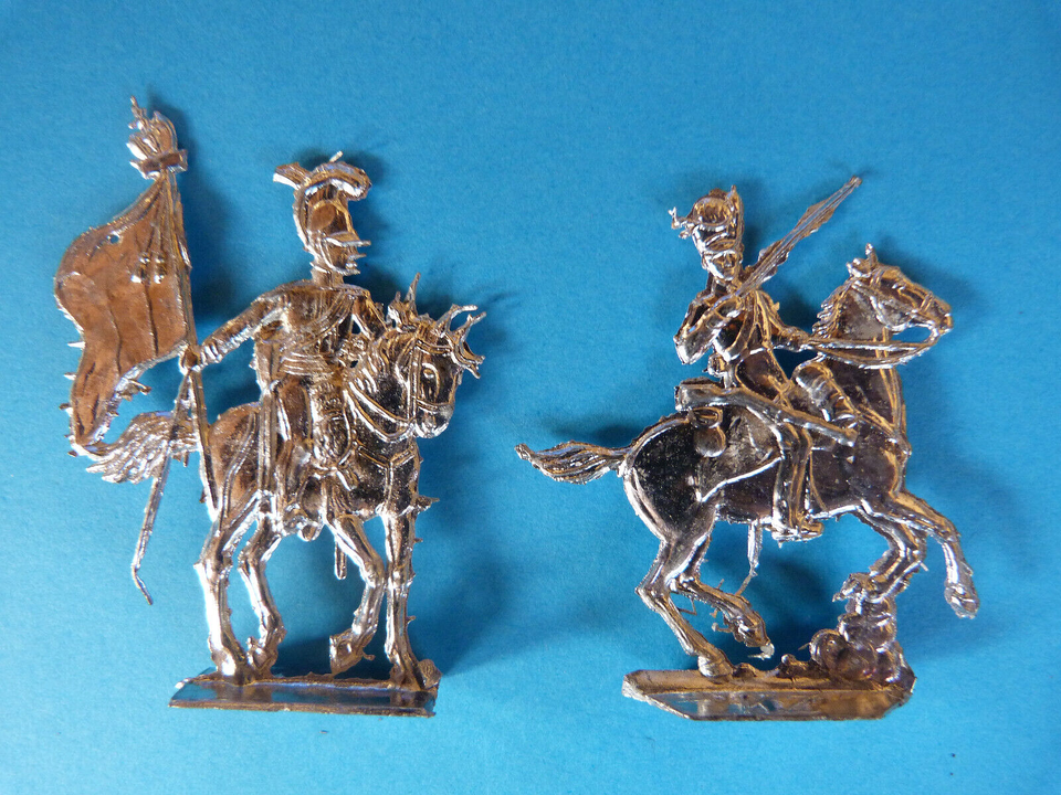 Tin Dishes - Zinnfiguren - 10 English KGL Cavalry Waterloo 1815 to ...