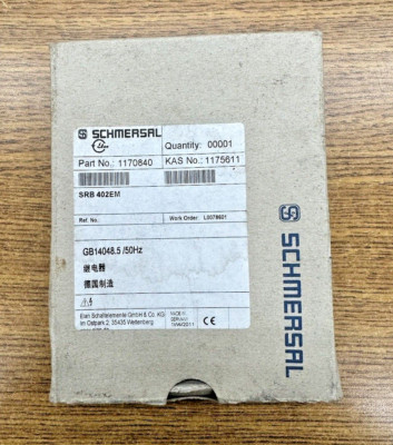 Schmersal SRB402EM Safety Relay SRB402EM-24V 1170840 ***NEW*** | eBay