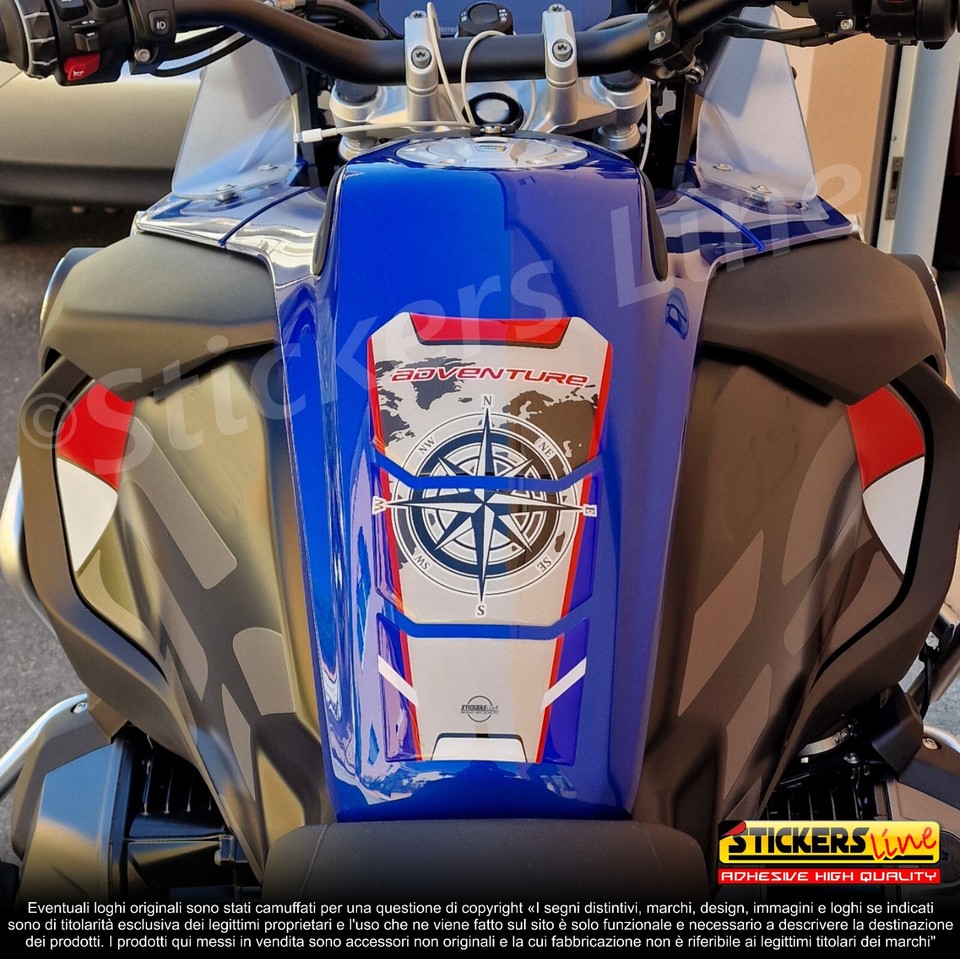 Resin Tank Pad BMW R1250 GS Adventure 2024 RALLYE R1250GS Model B#81 | eBay