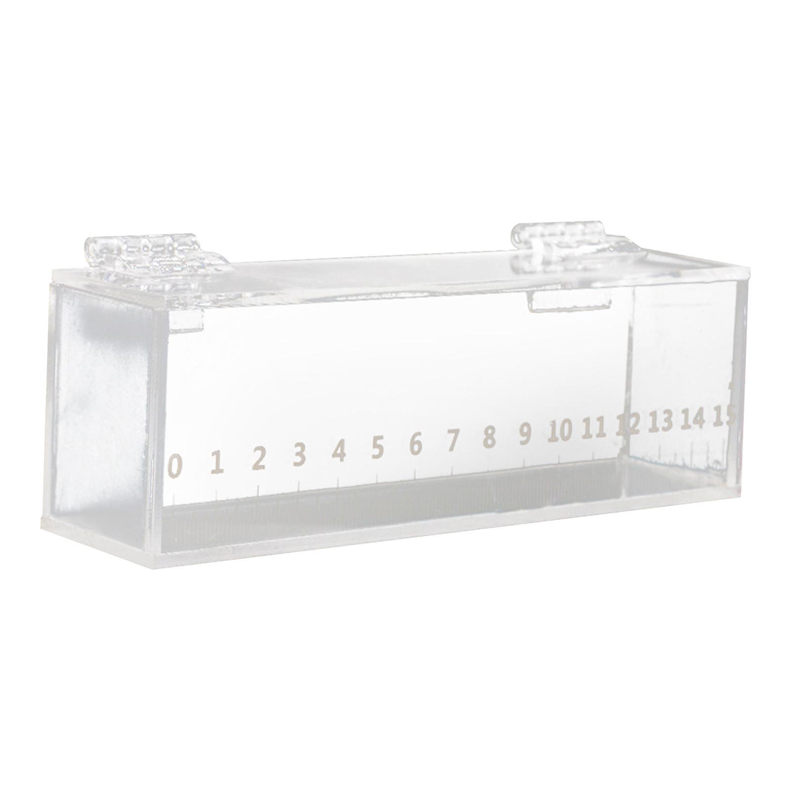 Fish Viewing Box Acrylic Transparent mini Aquarium Fishing Photo Tank ...