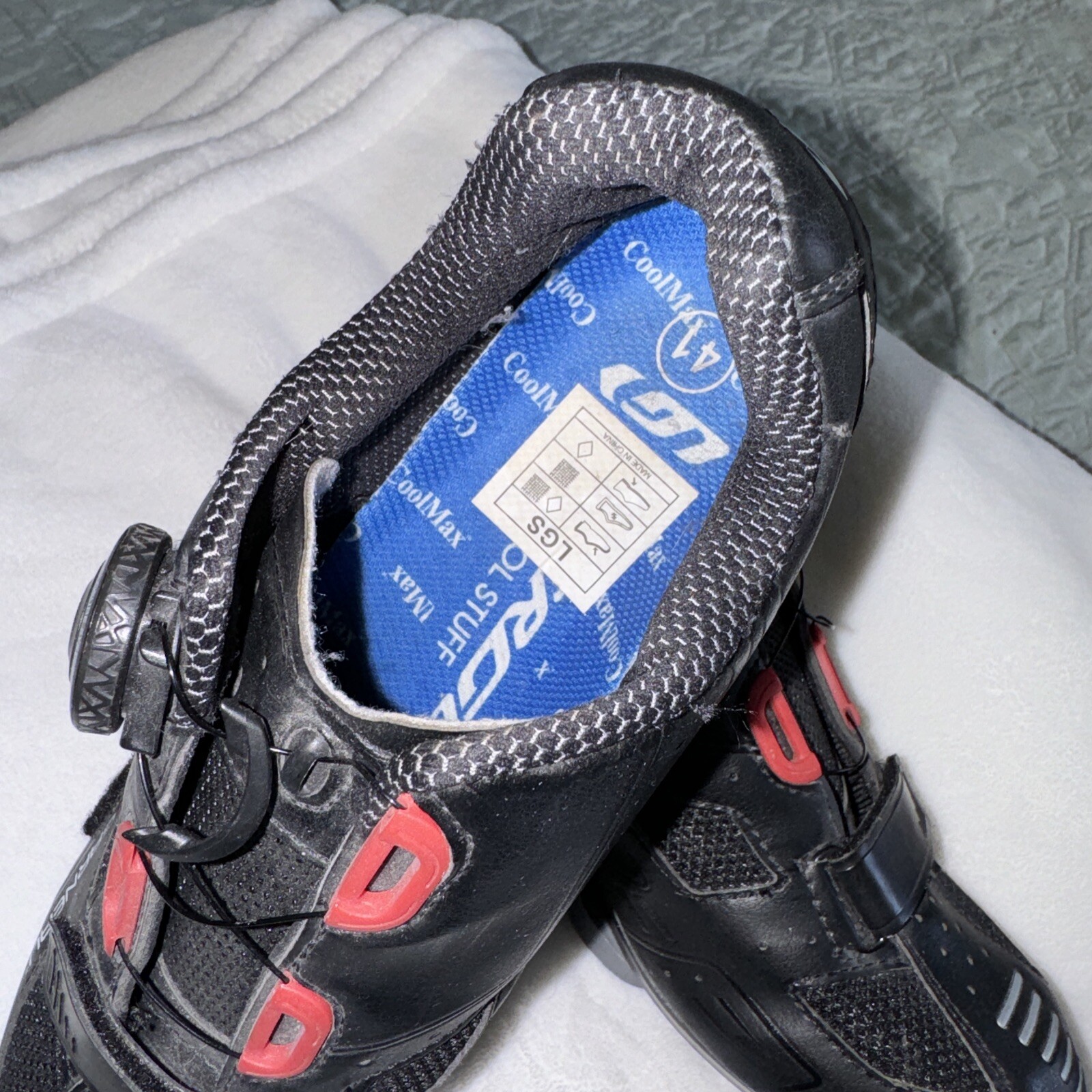 Louis Garneau LS-100, Women Size 7.5 (EU 41) Cycling Spin Black Shoes ...