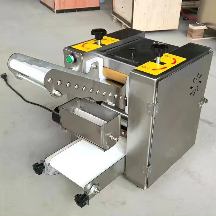 Automatic Dumpling Skin Wrapper Making Machine Dumpling Chapati ...