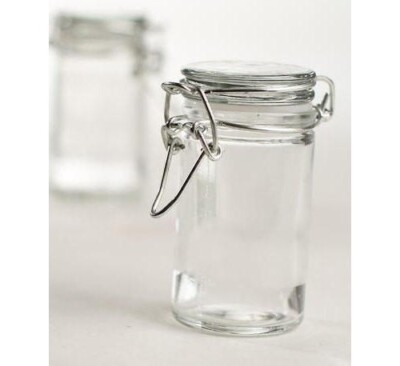Hinge Cylinder Locking Lid Jar, 3-1/2-inch | eBay