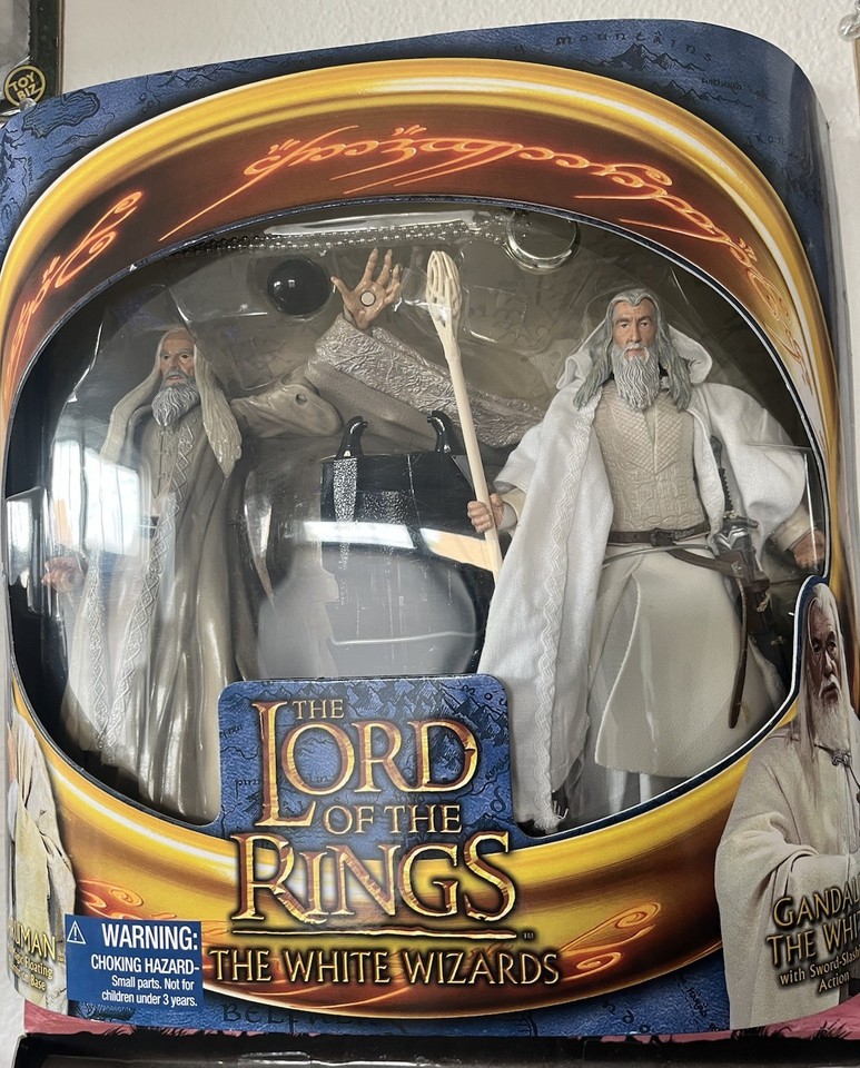 Lord of the Rings The White Wizards Action Figure Pack RARE!! | eBay