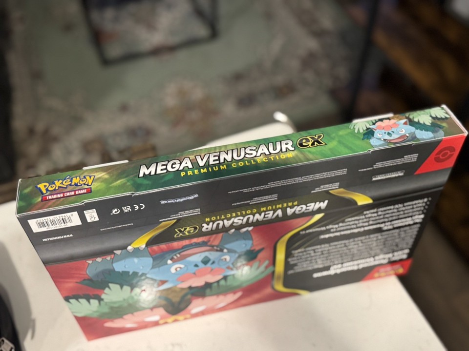 Pokémon TCG: Mega Evolutions Venusaur ex Premium Collection Box Set New ...