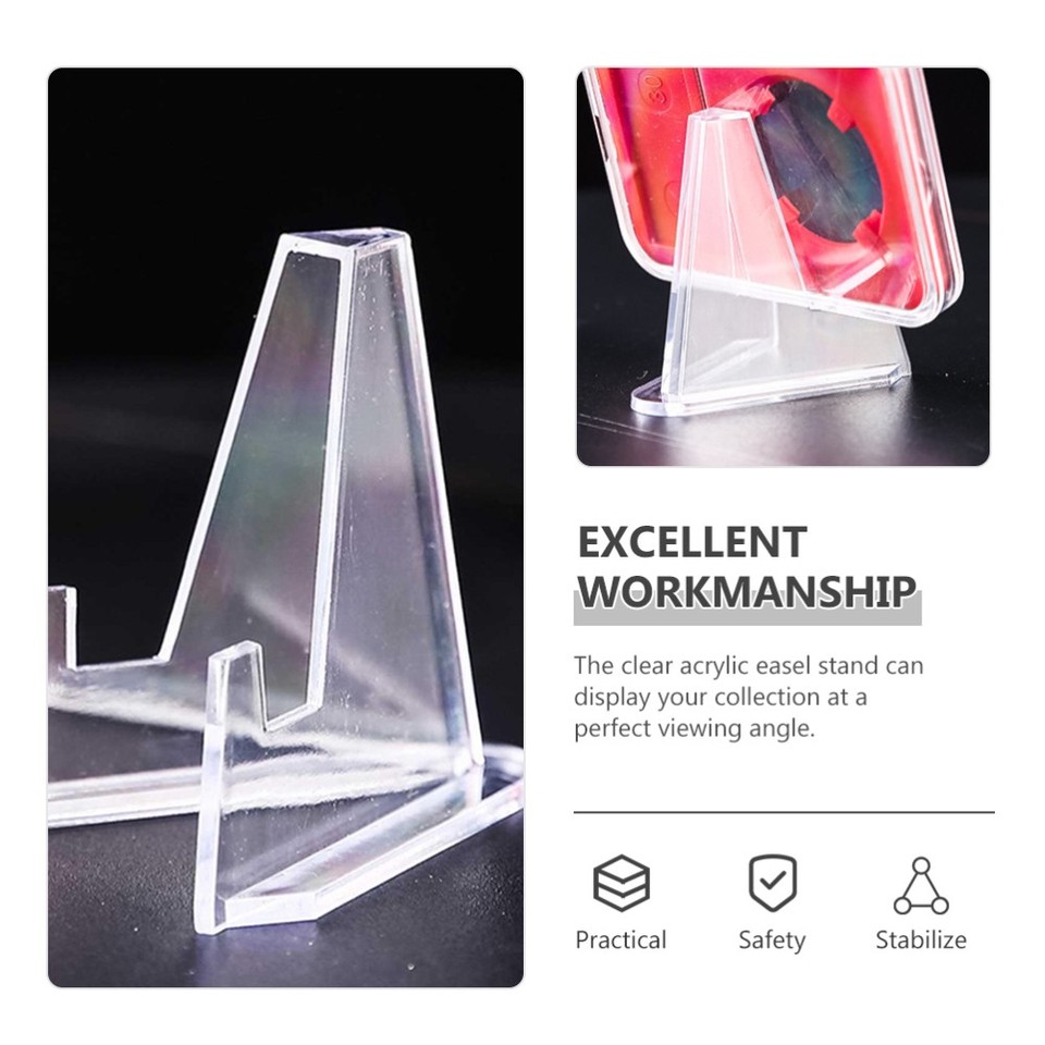 20 Pcs Commemorative Coin Display Stand Trading Card Easel Stands | eBay UK