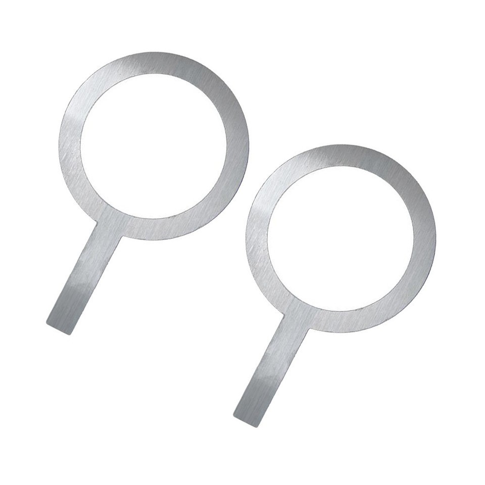 2pcs Stainless Steel Milk Tea Ring Baking Milk Cup Rim Protective Cover ...