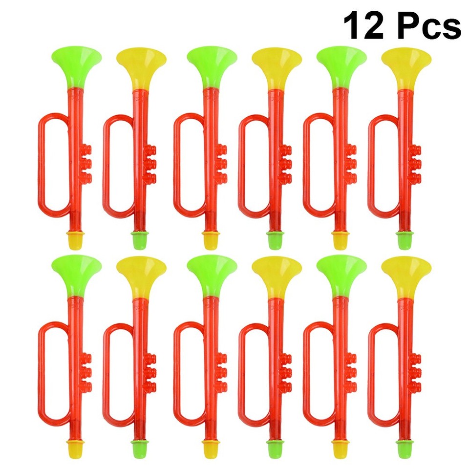 12 Pcs Kids Musical Instrument Trumpet Instruments Toy Horn Children ...