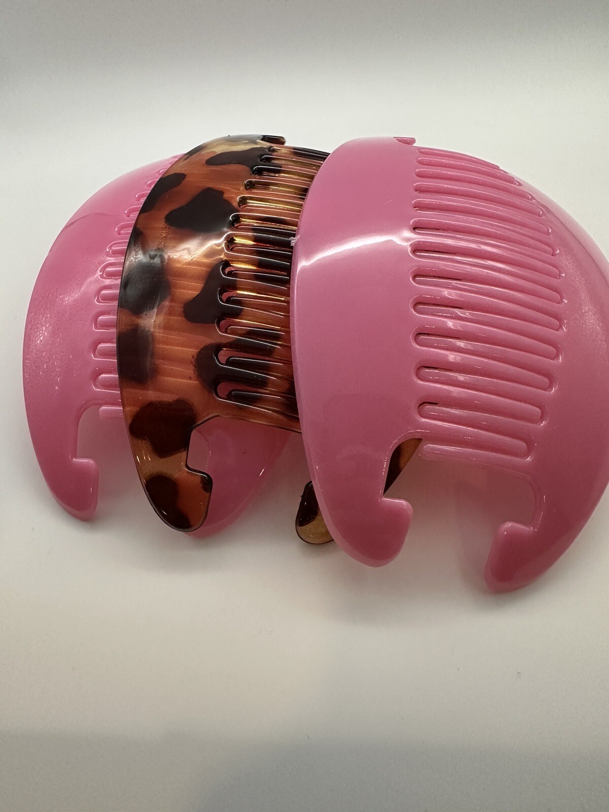 3 set Jumbo Banana Comb Clip Thick Hair Riser Claw Interlocking Jaw ...