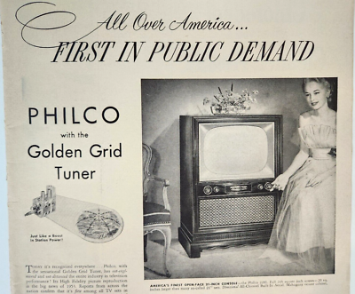 Vintage Philco Tv Cabinet Vintage Philco Television Set 1949 Model